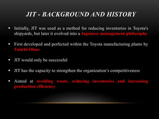Toyota's jit revolution ppt | PPTX