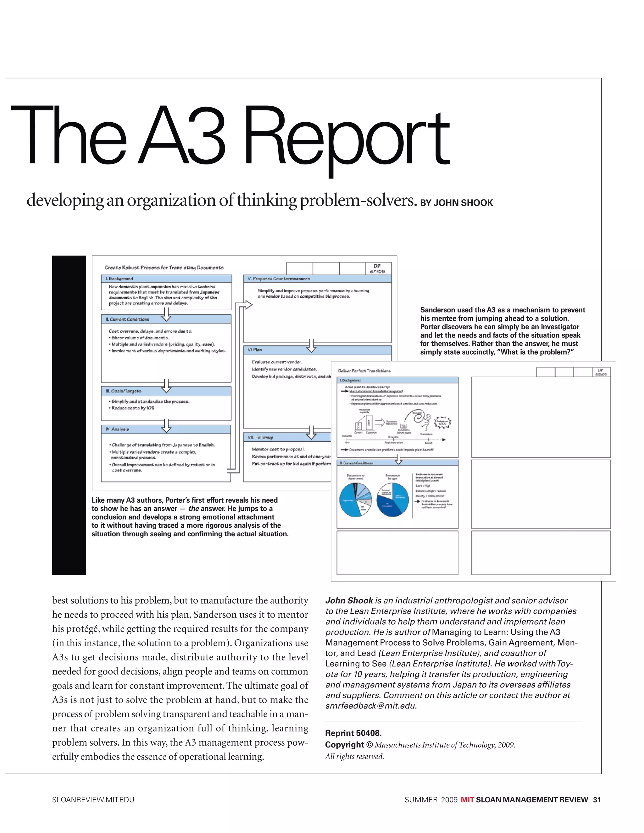 Toyotas Secret The A3 Report | PDF