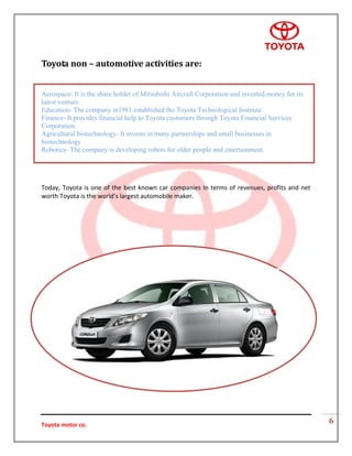 Toyota strategy | PDF