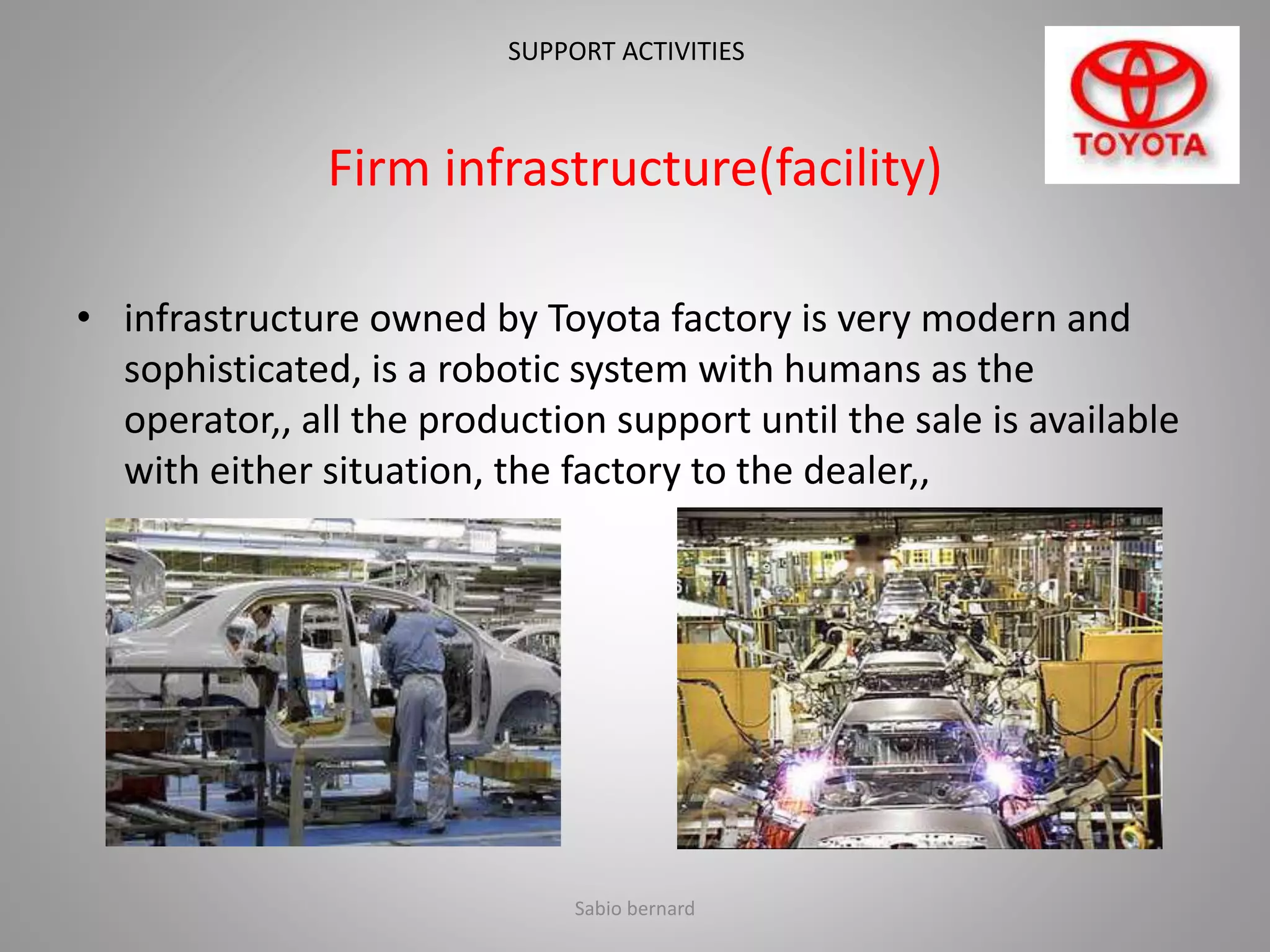 Supply Chain Management of TOYOTA.......case study by sabio bernard. | PPTX