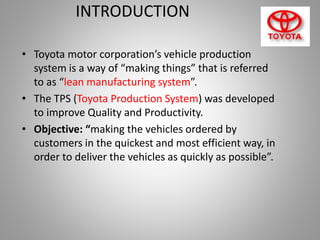 Toyota supply chain management | PPTX