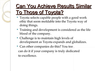 Toyota talent | PPT