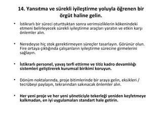 Toyota Tarzı / Jeffrey K. Liker / 2004 / kitap özeti | PPT