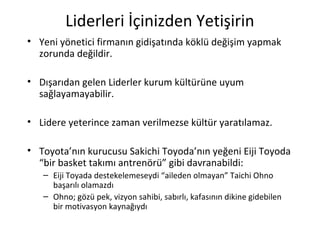 Toyota Tarzı / Jeffrey K. Liker / 2004 / kitap özeti | PPT