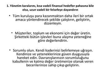 Toyota Tarzı / Jeffrey K. Liker / 2004 / kitap özeti | PPT