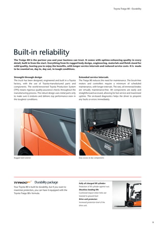 The Toyota Traigo 80 Boosts Your Productivity | PDF
