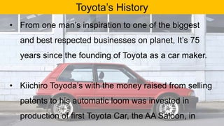 The Toyota Success Story Vaibhav Parakh | PPTX