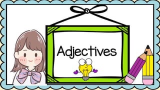 ADJECTIVES FOR TOYS ENGLISH YEAR 1 CEFR | PPT
