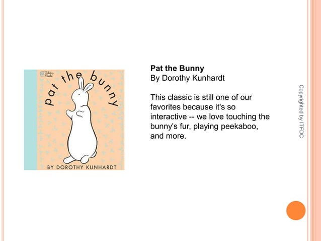 Toys Selection - from ITFDC | PPTX