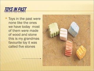 Toys in the past