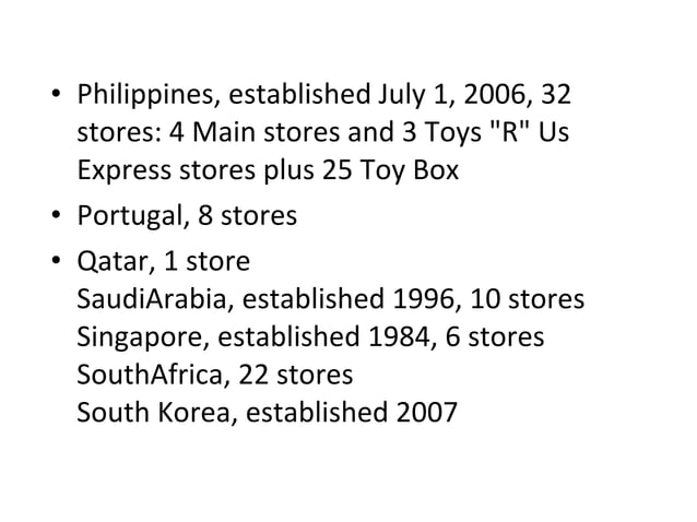 Toys r us | PPT