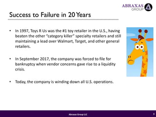 Toys R Us: From Dominance to Bankruptcy | PDF