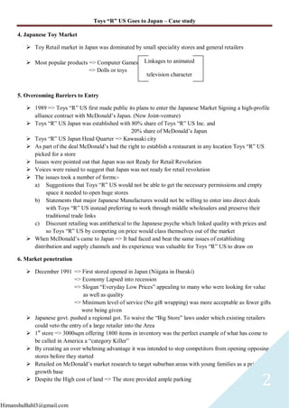 Toys r us goes to japan | PDF