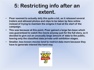 Toy story 3 – 12 steps of marketing | PPTX