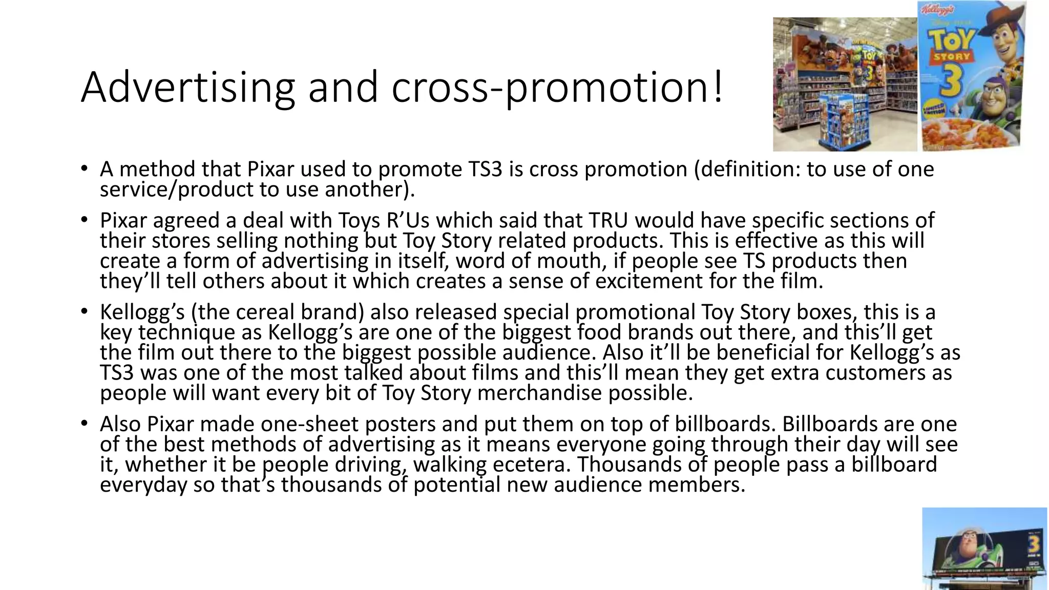 Toy story 3 media campaign analysis | PPTX