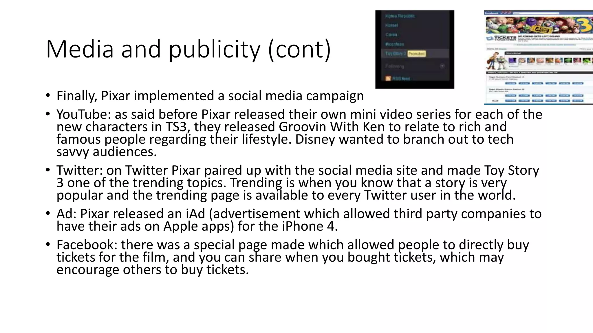 Toy story 3 media campaign analysis | PPTX
