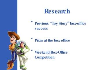 Toy Story PR Plan | PPT