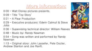 Toy story title sequence | PPTX