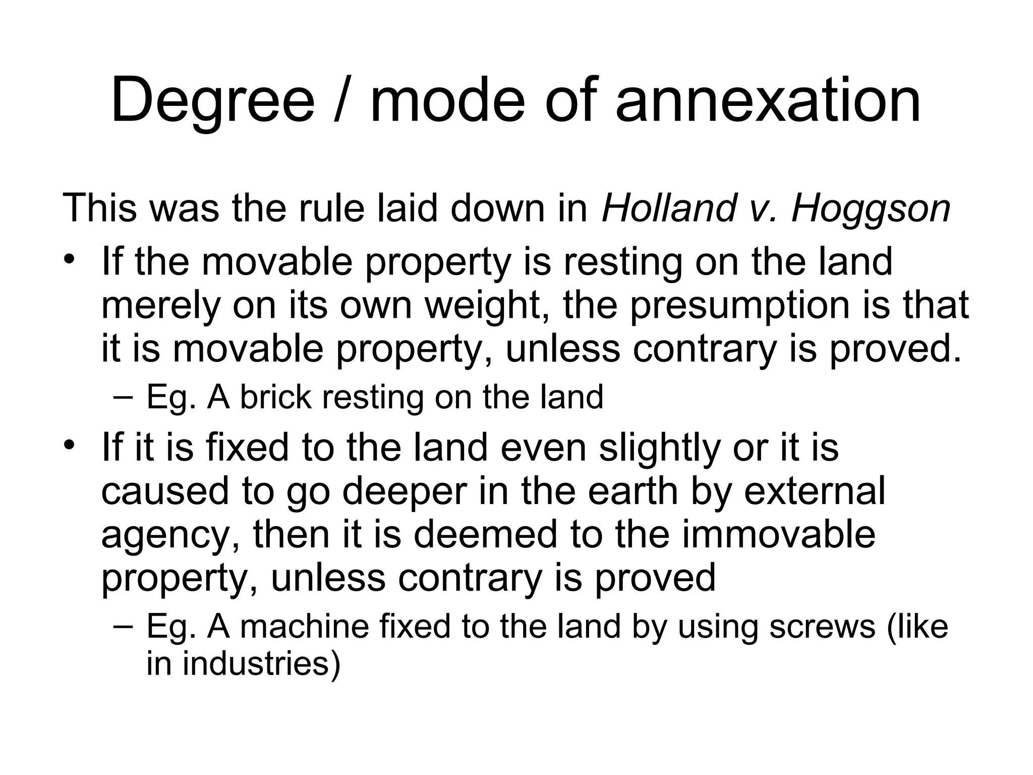 Topic 1. Movable and Immovable Property | PPT