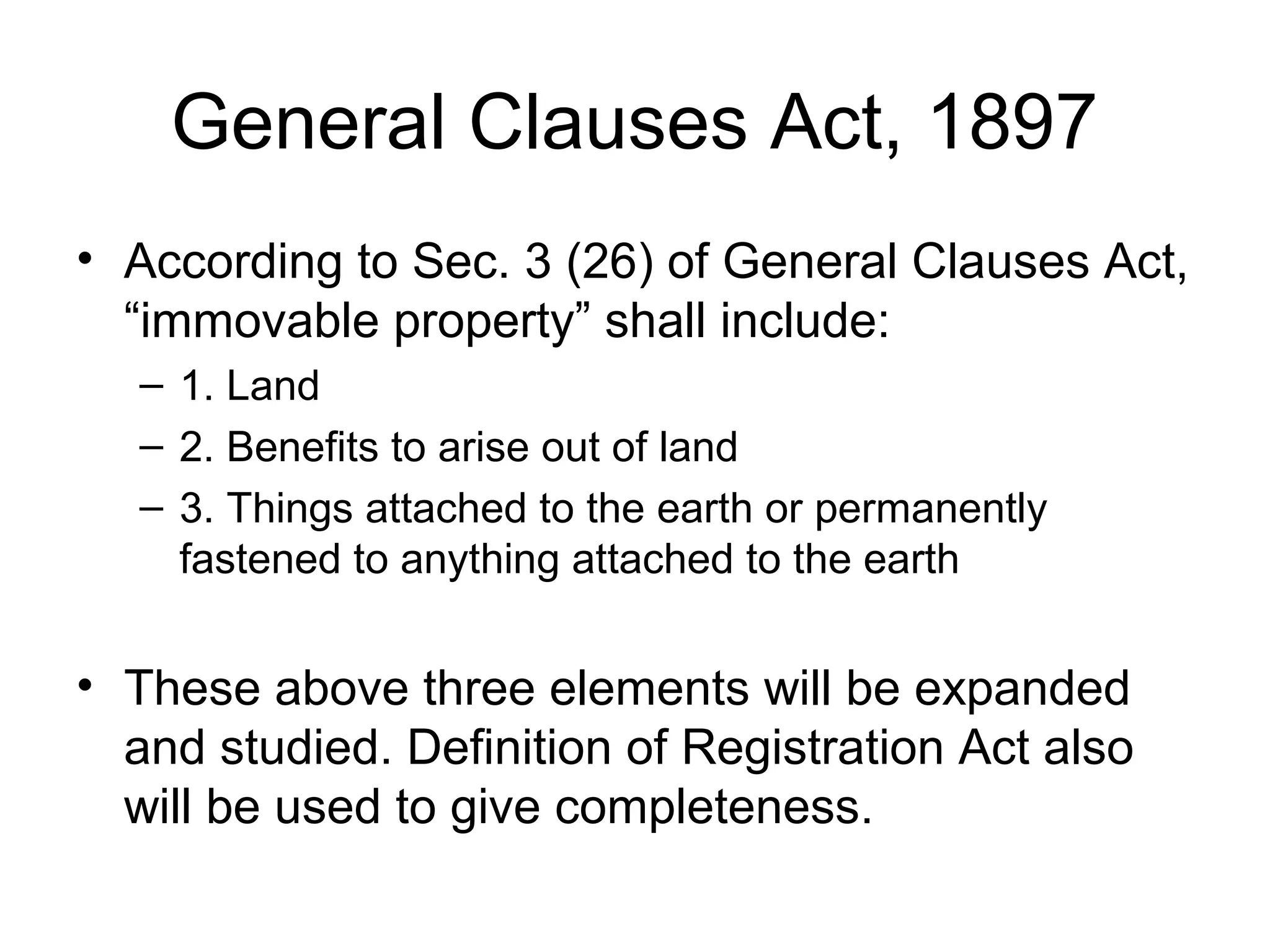 Topic 1. Movable and Immovable Property | PPT