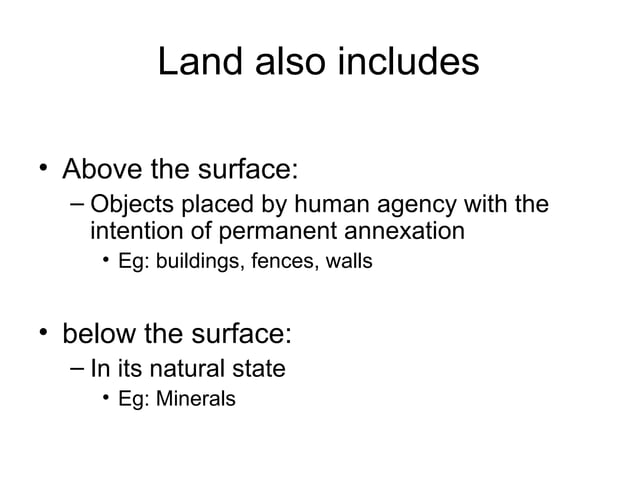 Topic 1. Movable and Immovable Property | PPT