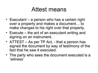 Topic 2. Attestation and notice | PPT