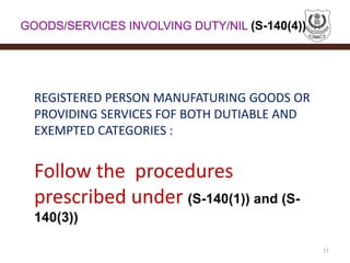 TRANSITIONAL PROVISIONS IN GST | PPT