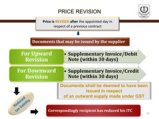 TRANSITIONAL PROVISIONS IN GST | PPT