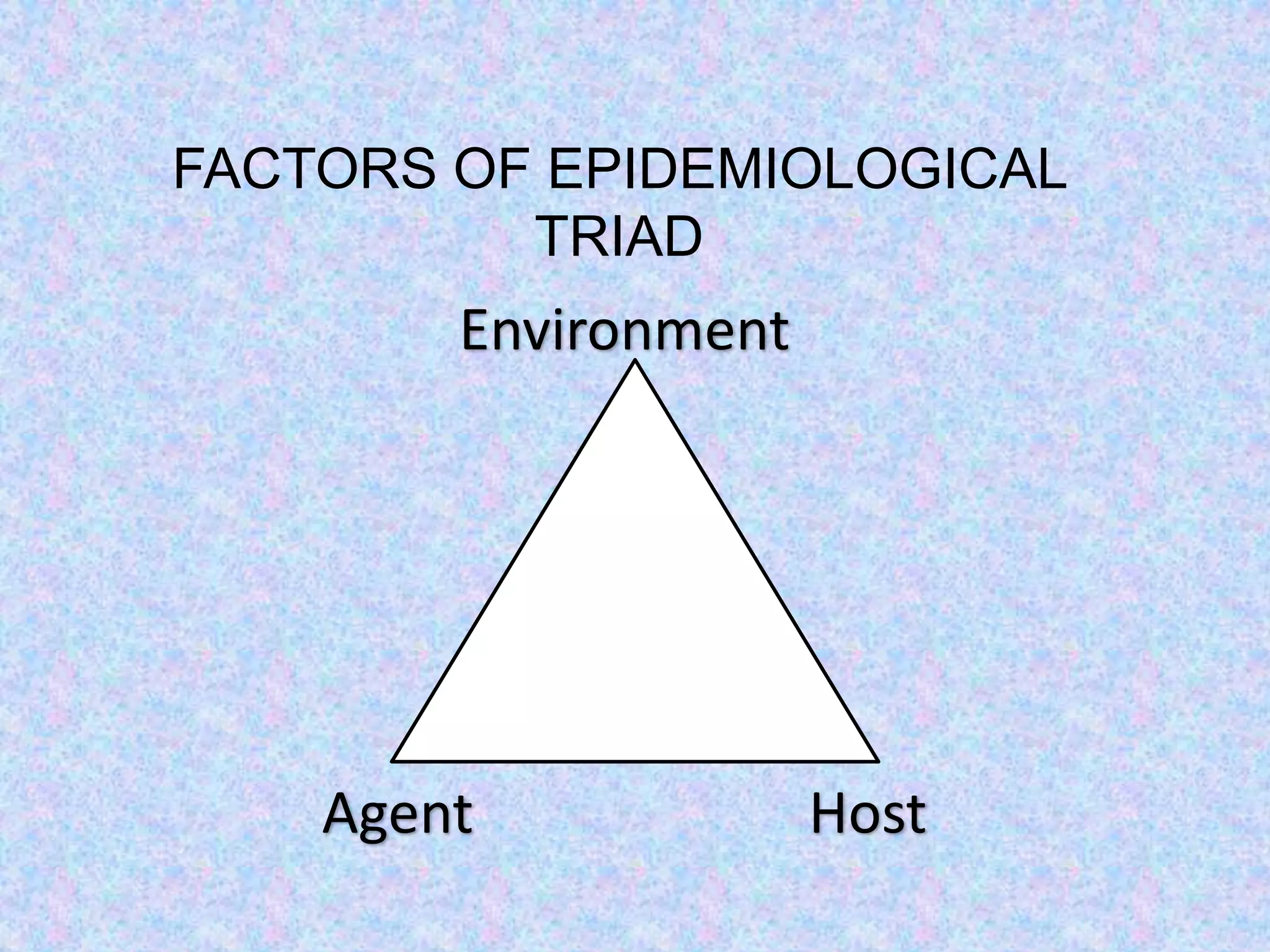 Epidemiological Traid.pptx | Infectious Diseases | Diseases and Conditions