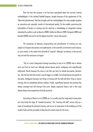 TACTICAL PERIODIZATION - THE SECRETS OF SOCCER MOST EFFECTIVE TRAINING ...