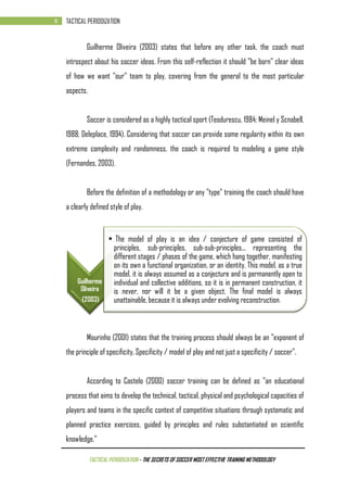 TACTICAL PERIODIZATION - THE SECRETS OF SOCCER MOST EFFECTIVE TRAINING ...