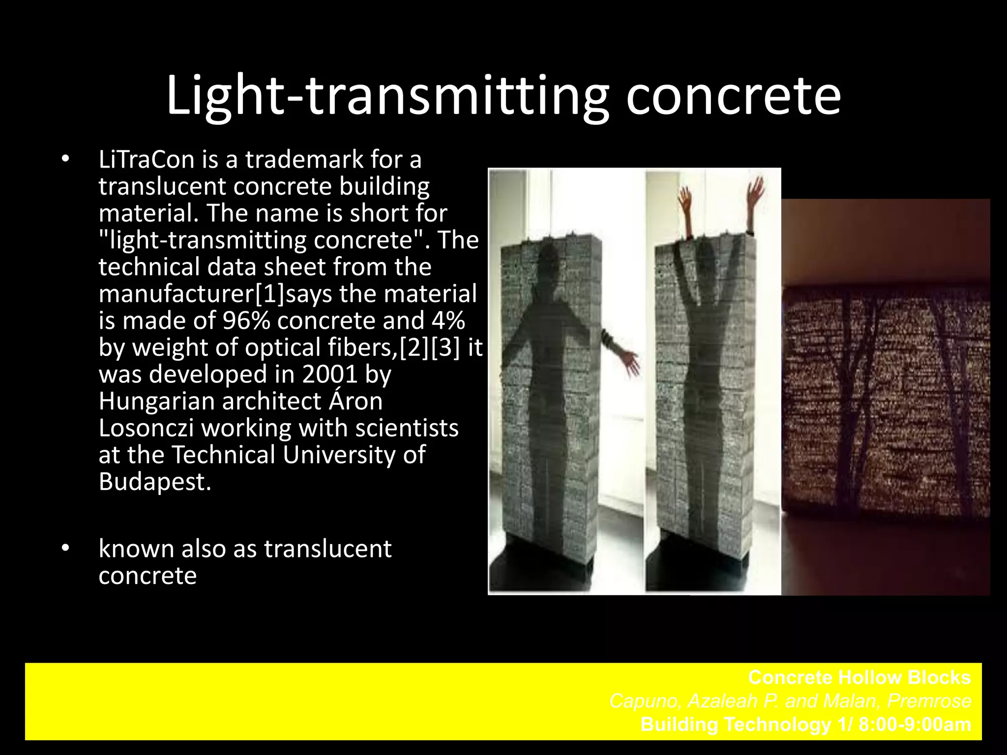 BT 1: Concrete Hollow Blocks | PDF