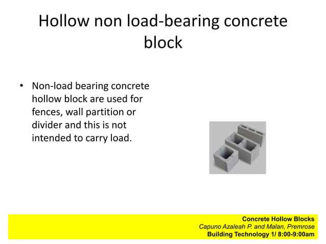BT 1: Concrete Hollow Blocks | PDF
