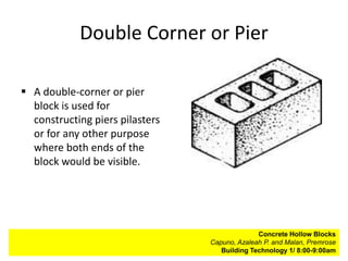 BT 1: Concrete Hollow Blocks | PDF
