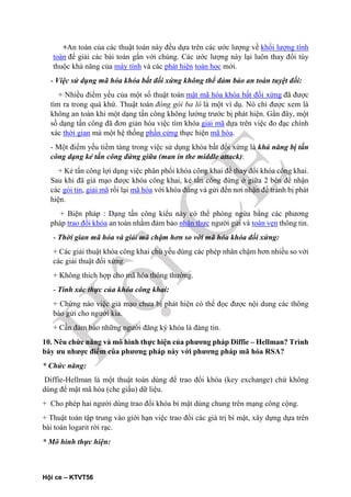 An ninh trong he thong tong tin | PDF