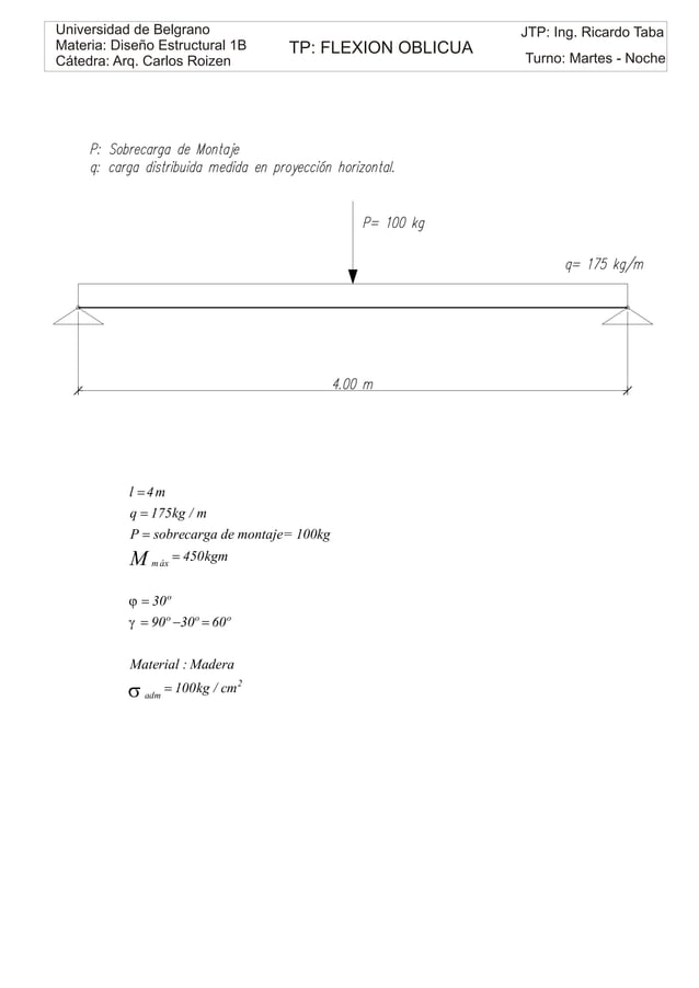 Tp FlexióN Oblicua | PDF