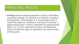 Printing Ingredients | PPTX
