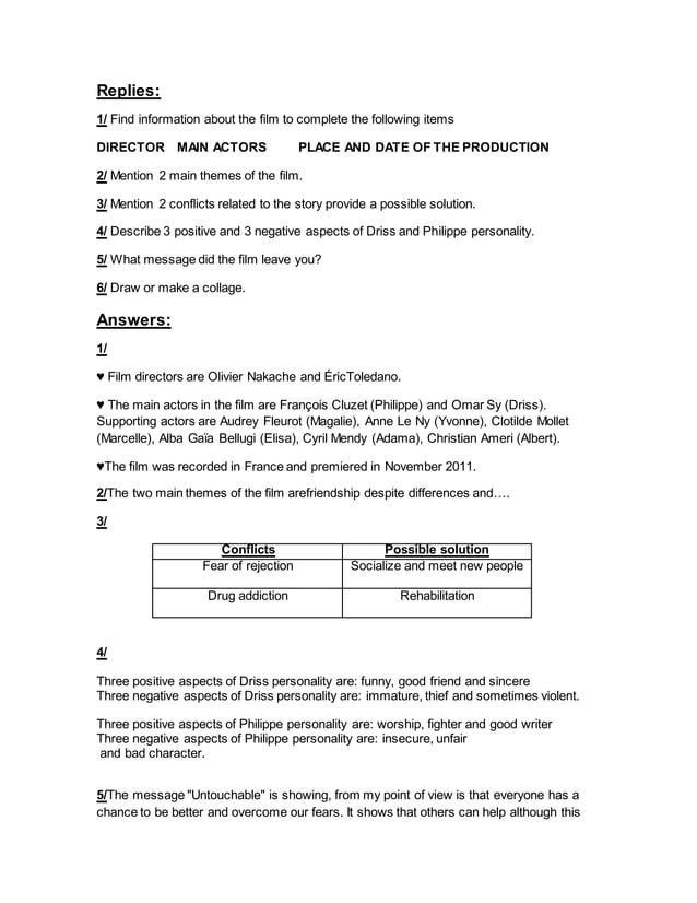 Untouchable Friends- English TP | PDF