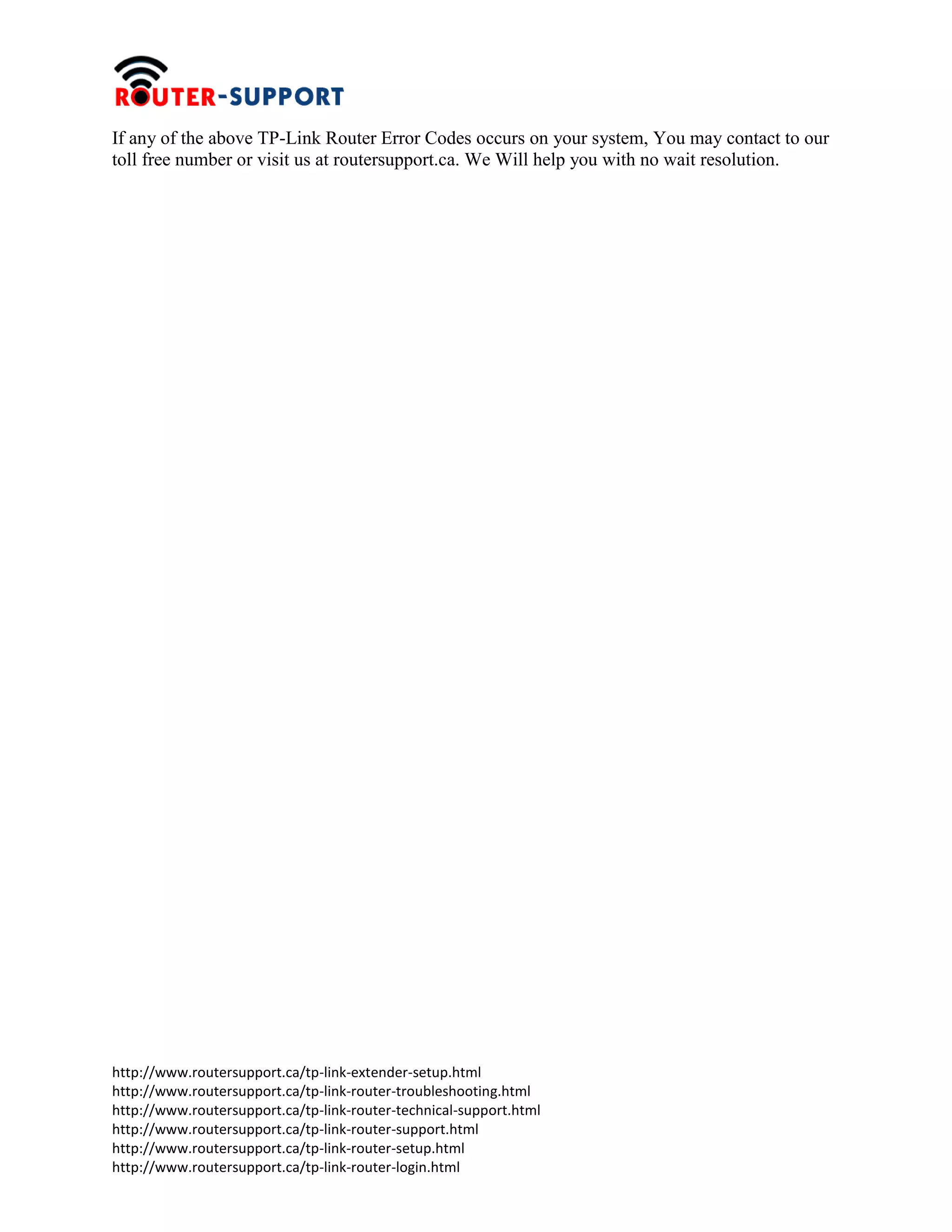 Tp link error codes | PDF