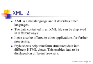 Introduction to XML | PPT