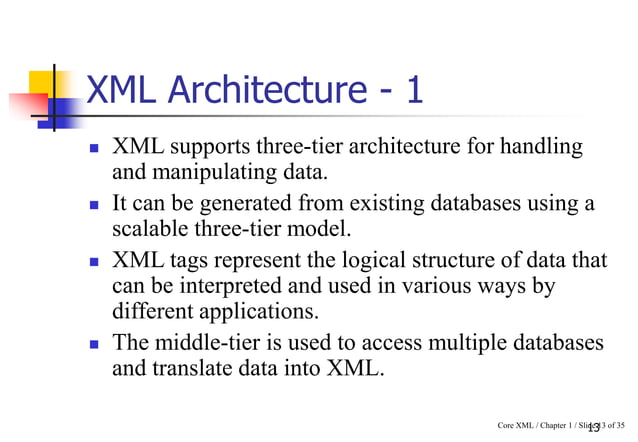 Introduction to XML | PPT