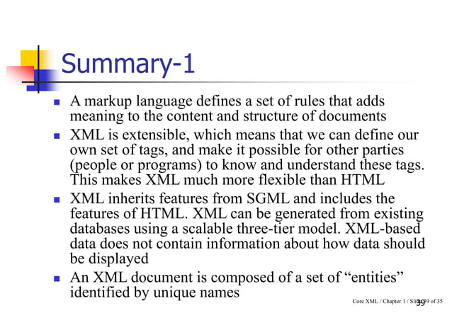 Introduction to XML | PPT