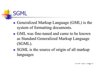 Introduction to XML | PPT