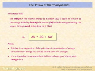 Tp 11 internal energy (shared) | PPTX