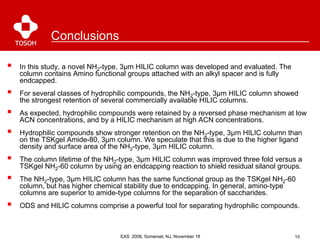 TSK-GEL LC-NH2 Column_TP131 1208 | PPT