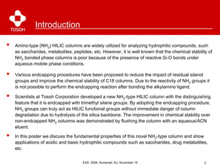TSK-GEL LC-NH2 Column_TP131 1208 | PDF