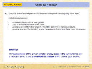 Tp 13 specific heat capacity (shared) | PPTX