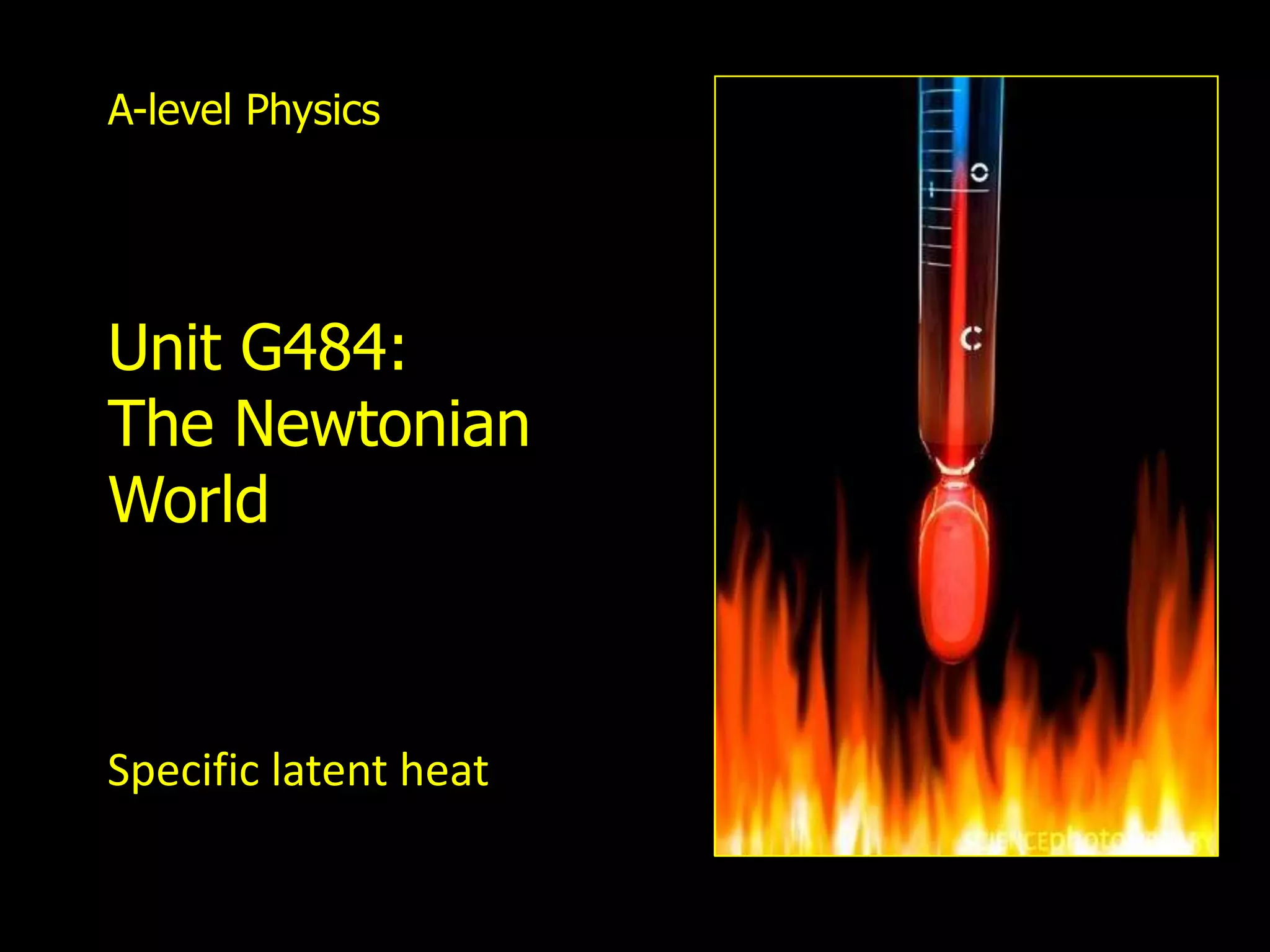 Tp 14 specific latent heat (shared) | PPTX | Chemistry | Science