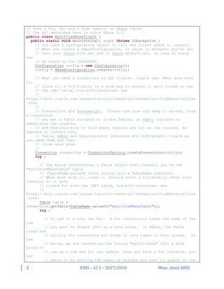 TP2 Big Data HBase | PDF | Databases | Computer Software and Applications