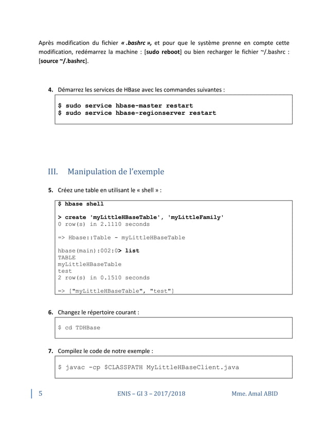 TP2 Big Data HBase | PDF